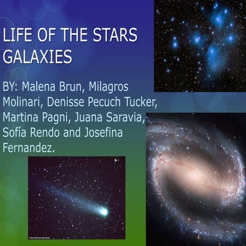 Life of the stars 3 | PPTX