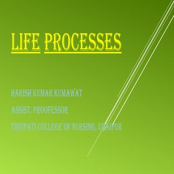 Life process | PPT