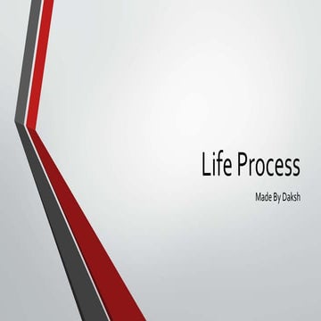 Life process | PPTX