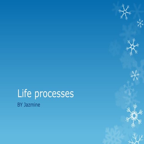 Seven life processes | PPTX