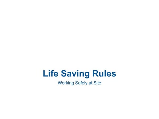 Materi Keselamatan dan Kesehatan Kerja Life Safing Rules.pptx