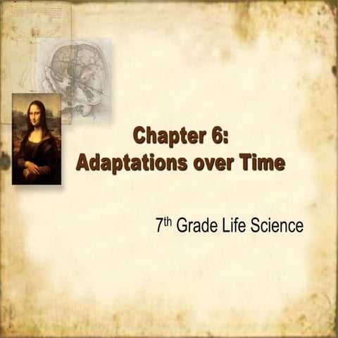 Chapter 6 Section 1: Ideas About Evolution | PPTX | Genetics | Science