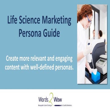 Life Science Marketing Persona Guide | PDF