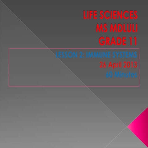 Life sciences lesson2 | PPT