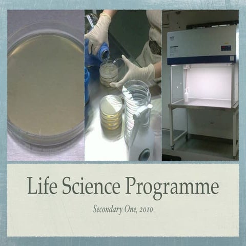Life Science Programme | PPT
