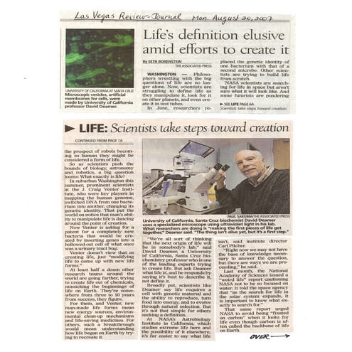 Lifes definiton elusive article | PDF