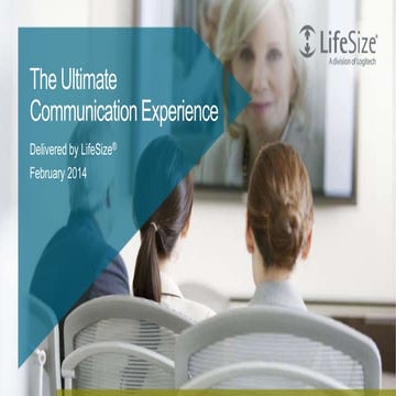 Lifesize corporate sales presentation 2014 | PPT