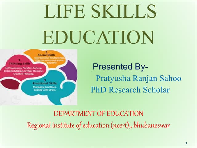 Life skills presentation | PPTX