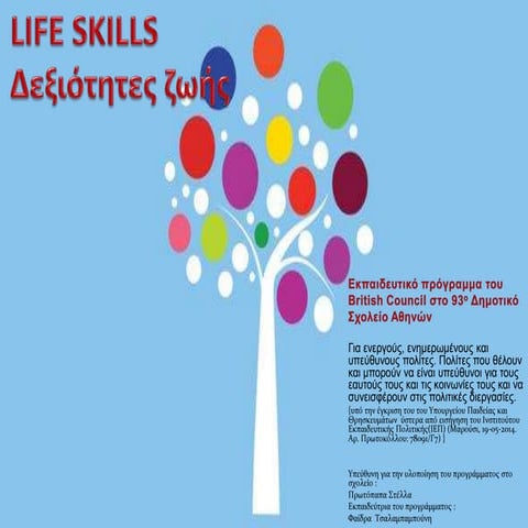 εκπαιδευτικο προγραμμα Life skills | PPSX