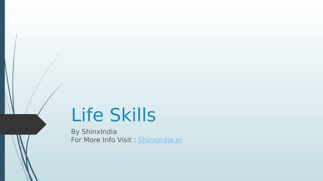 Life skills presentation | PPTX
