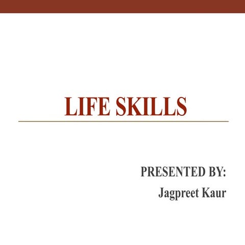 Life skills | PDF