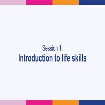 Life skills. What are our most important skill to learn pptx | PPTX