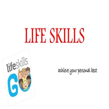Life skill education | PPTX