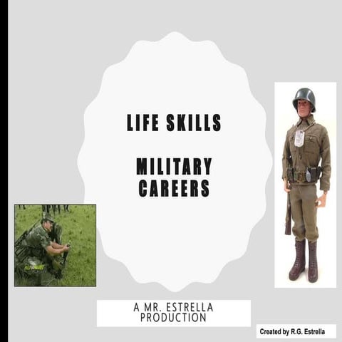 Life Skills Military Careers | PPTX