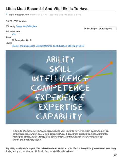 Life-Skills-for-Success powerpoint presentation | PPTX