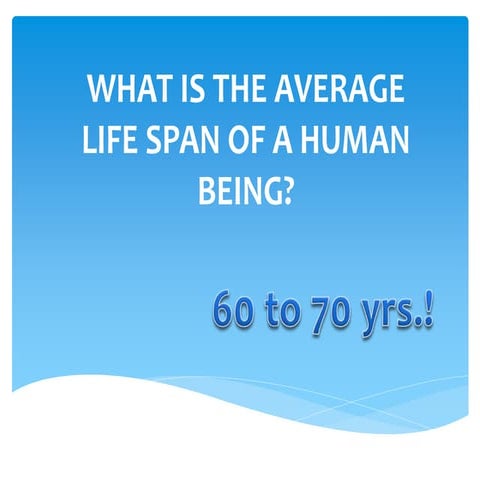 Life span | PPSX