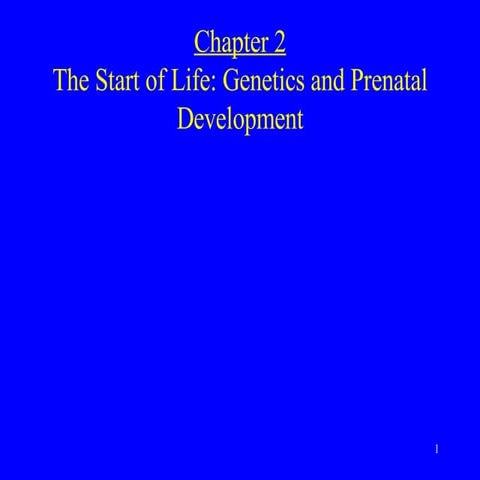 Lifespan Chapter 2 A Online Stud | PPT