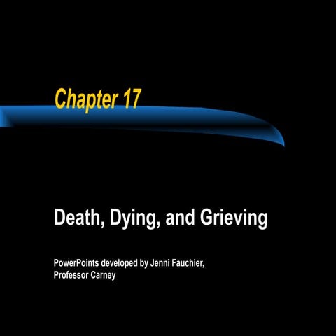 Life span chapter 17 | PPT | Bereavement | Family and Relationships