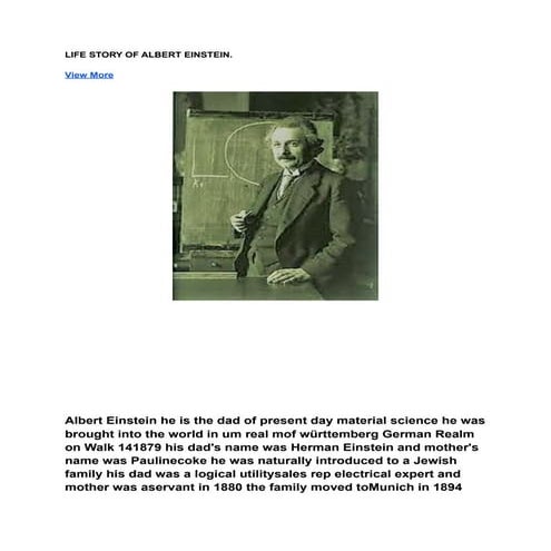 Albert einstein ppt | PPTX