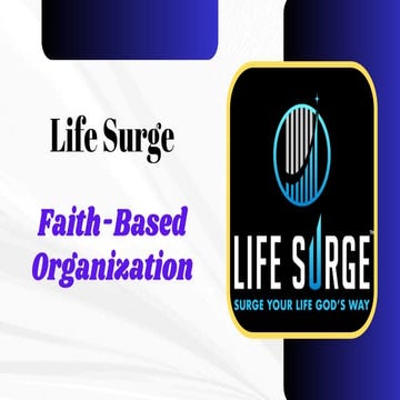 Life Surge - Faith - Based Organization | PDF