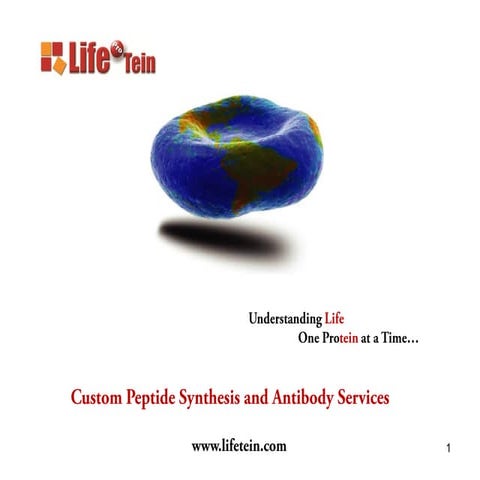 Custom peptide synthesis services | PDF
