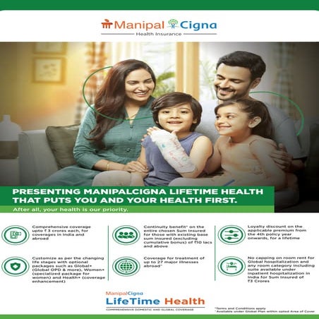 Explore the Complete Health Coverage Brochure with ManipalCigna | PDF