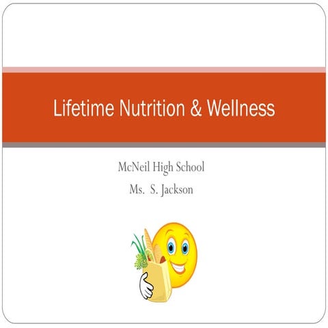 Lifetime nutrition & wellness | PPT