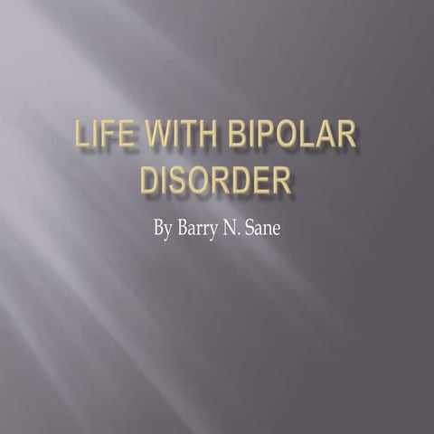 Bipolar disorder in children and teenagers | PPTX