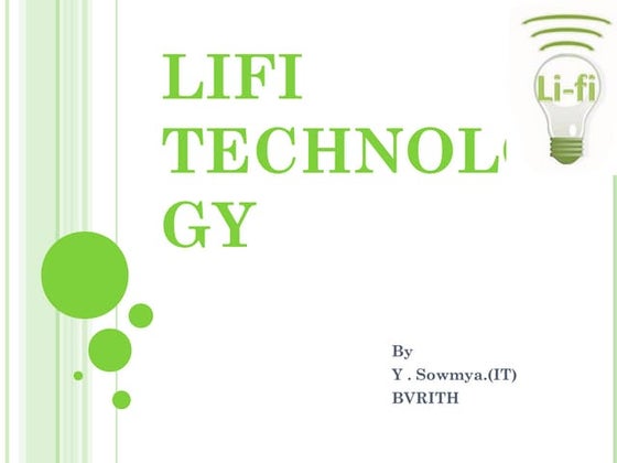 Li fi technology | PPT