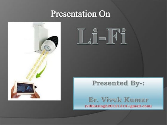 Li-Fi Technology PPT | PDF