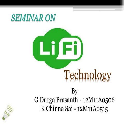 Lifi technology ppt | PPTX