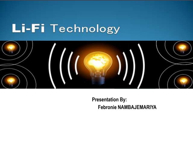 Li-Fi Technology PPT | PDF