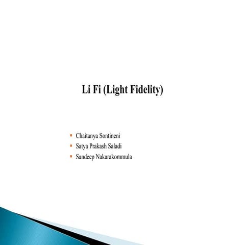 Li Fi Ppt Pptx Computer Networking Computing 3371
