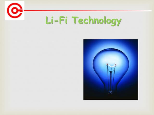 Li-Fi Technology PPT | PDF