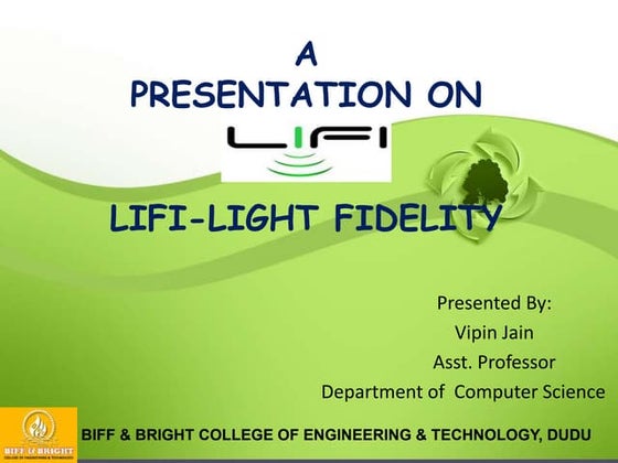 Li-fi technology | PPT