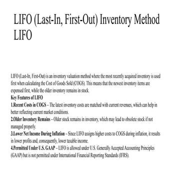 LIFO (Last-In, First-Out) Inventory Method.pptx