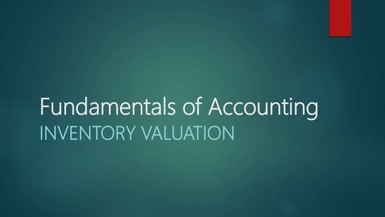 First in First out method (FIFO) | PPTX | Stocks and Bonds | Personal ...