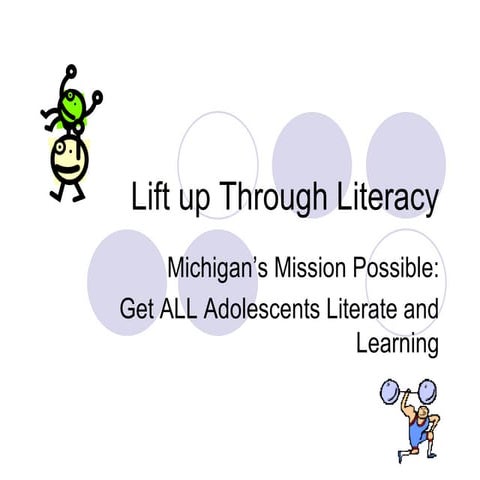 Lift Up Through Literacy Power Point | PPT