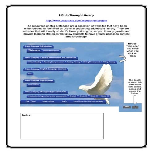 Lift Up Through Literacy Training Manuel | PPT
