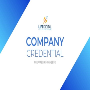 Lift Digital Credential | PPT