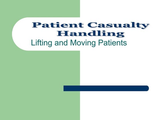 33 emergency methods of moving casualties | PPT