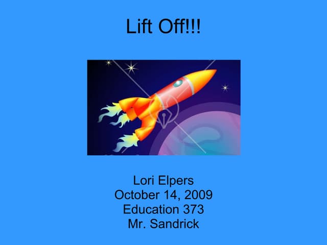 Lift Off PPT lift-off-ppt