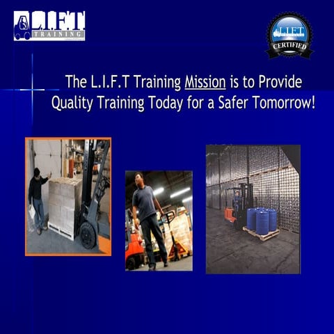 Lift Training Sales Presentation | PPT