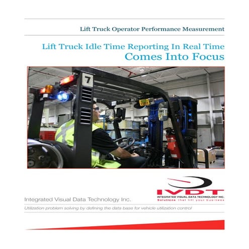 Forklift KPI, Utilization,Efficiency and Productivity | PDF
