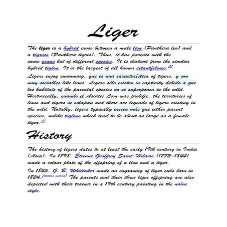 Liger | DOCX