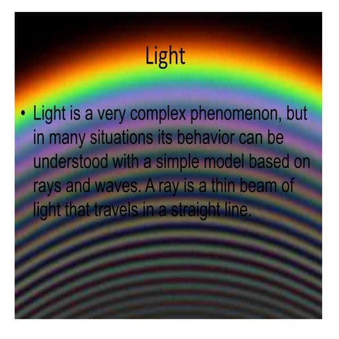 Light | PPTX | Physics | Science