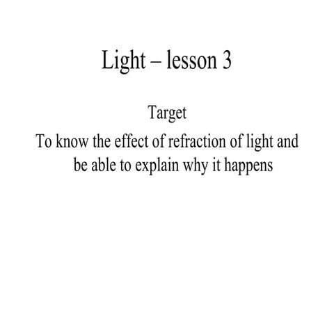 Light Lesson 3 | PPT