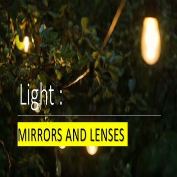 Light - Mirrors and Lenses.pptx