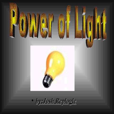 Light PowerPoint | PPT | Indoor Environmental Quality | Home & Garden