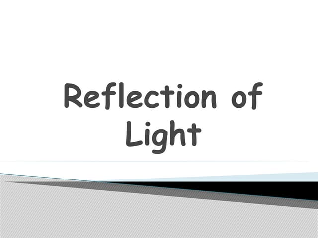 Light - Reflection and Refraction Class 10 Physics Complete | PPTX